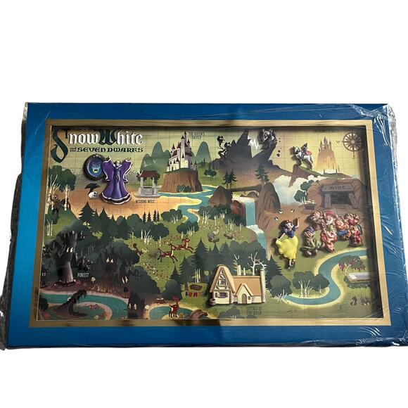 Disney | Other | Wdi Mickeys Of Glendale Snow White Maps Pin Set Le 40 ...